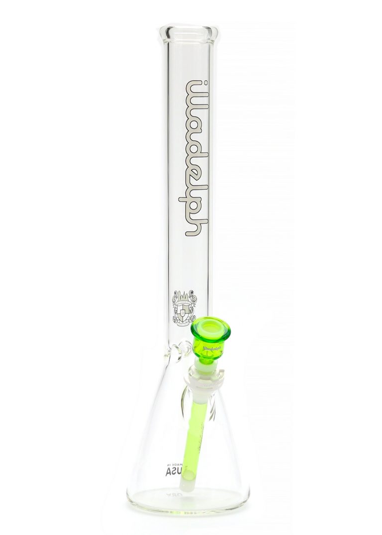 White Beaker with Encalmo Accessories – Illadelph Glass Store