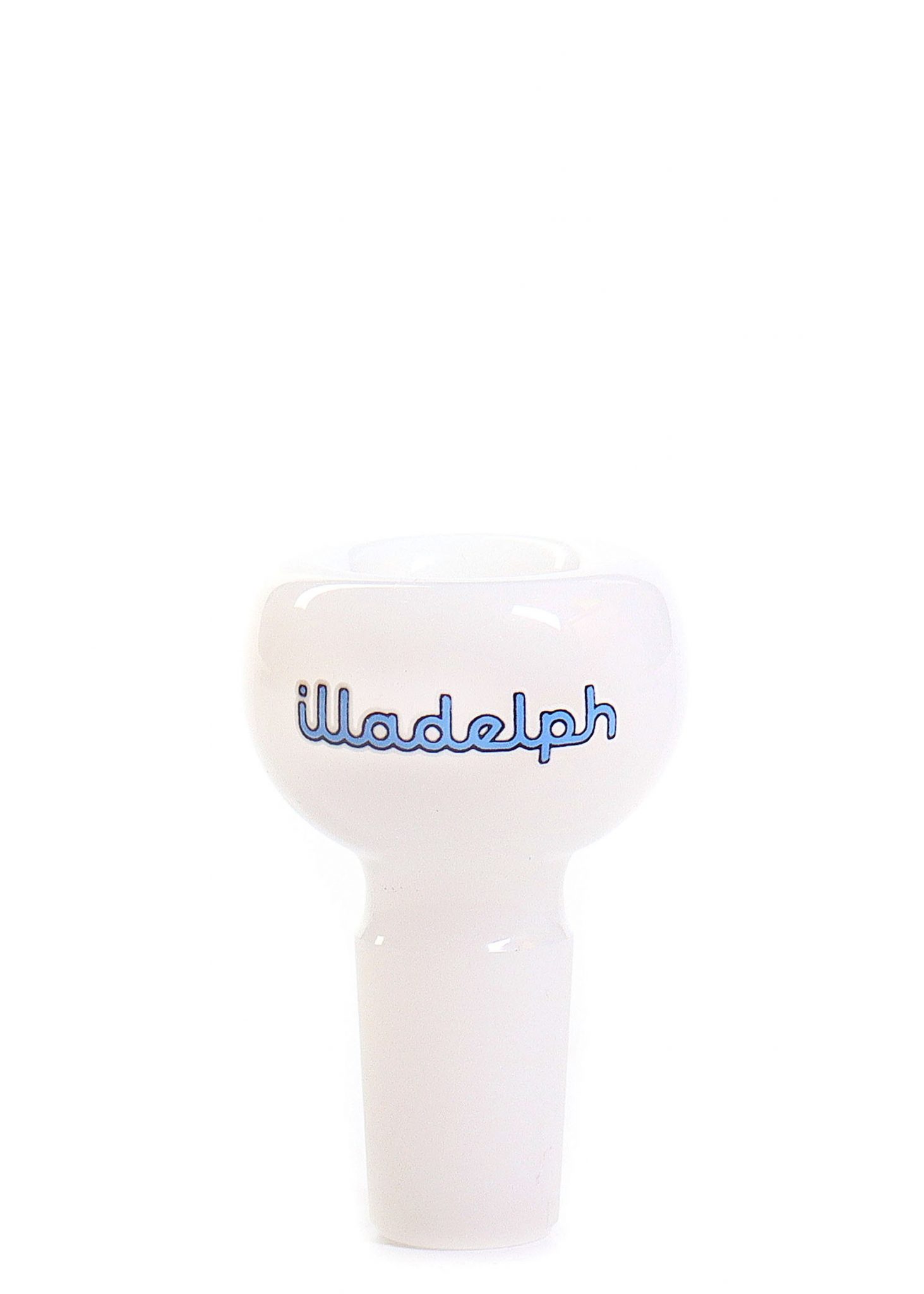 Single hole white full color slide (14/20) – Illadelph Glass Store