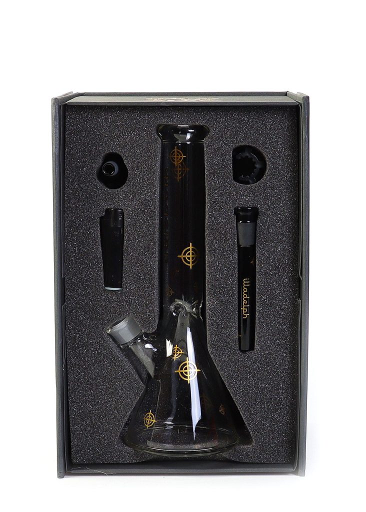 Mini Beaker Gold Scopes 7mm - Illadelph Glass Store